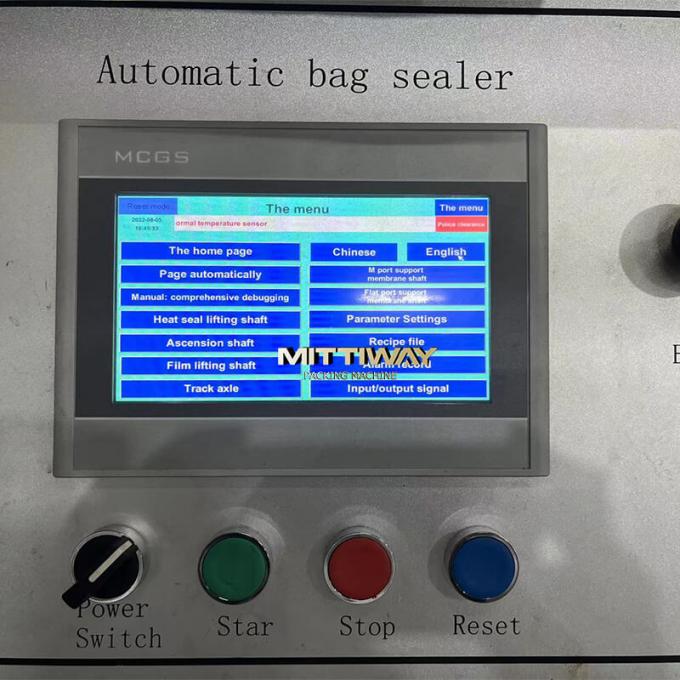 Poly Plastic Bag Sealer Machine 5KW Automatic Inserting Machine